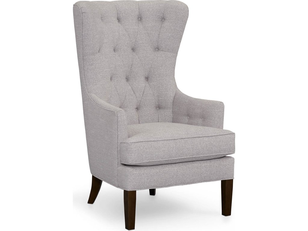 Bassett Furniture Whitney Tufted Wingback Chair Furniture Living Room ...