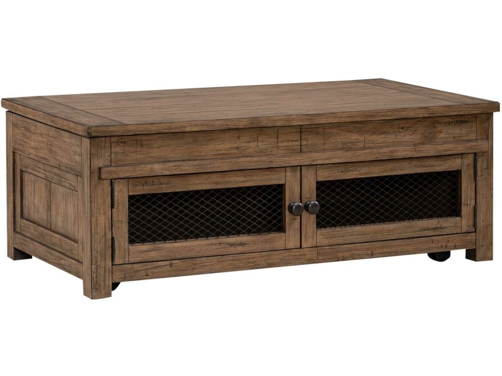 Liberty Furniture Industries Lift Top Cocktail Table Furniture Living ...