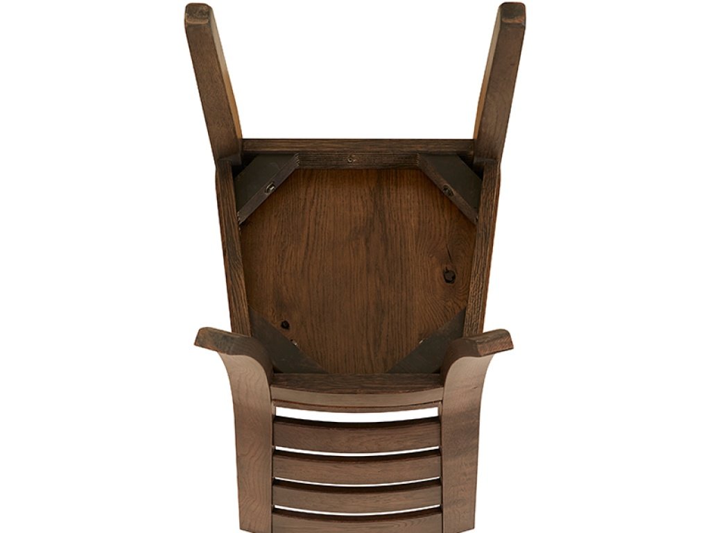 Vaughan-Bassett Horizontal Slat Side Chair Furniture Dining Room Chairs
