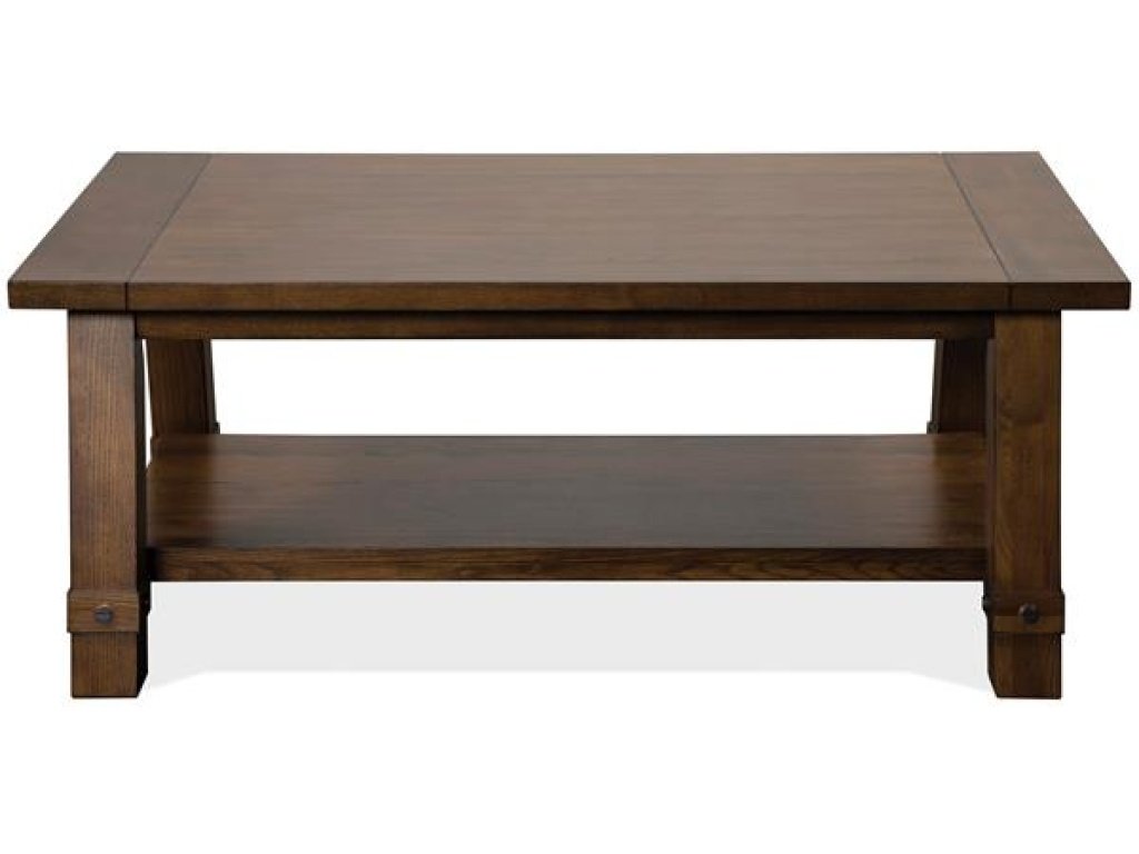Riverside Angled Leg Coffee Table Furniture Living Room Tables