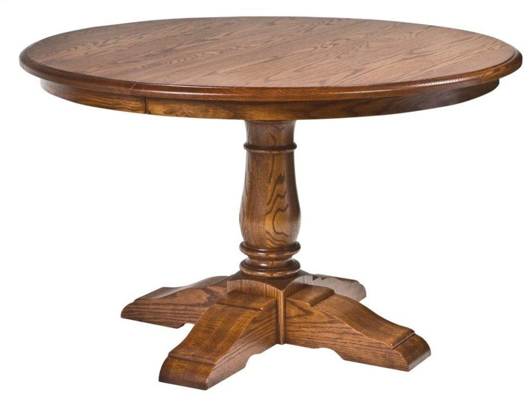 Zimmerman Chair 54" English Pedestal Round Table Furniture Dining Room ...