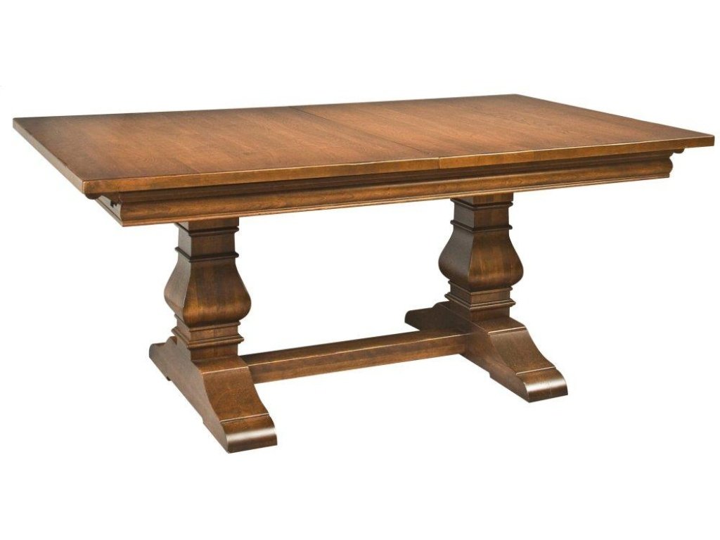 Zimmerman Chair 72" Tuscany Trestle Extension Table Furniture Dining ...