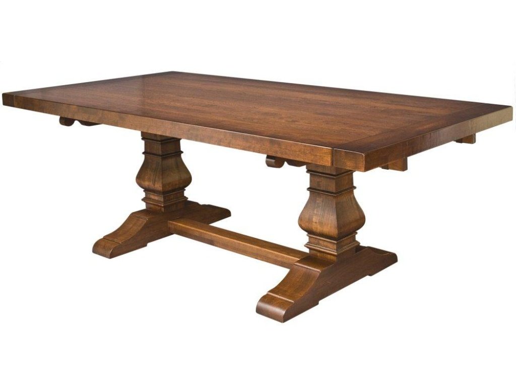 Zimmerman Chair 72" Tuscany Trestle Extension Table Furniture Dining ...
